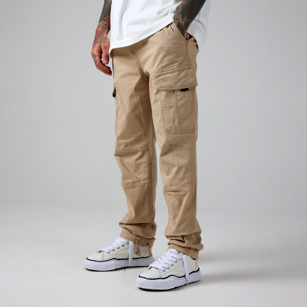 Ripstop Cargo Pant | Stone – Faded